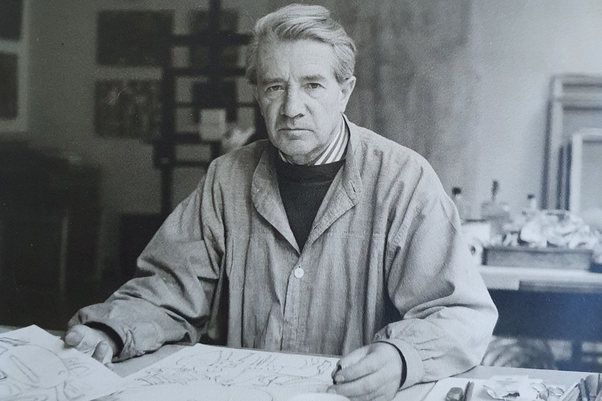 Gobelins von Fritz Griebel im Theaterfoyer